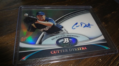 2011 BOWMAN PLATRINUM CUTTER DYKSTRA BPA-CD AUTOGRAPHED BASEBALL CARD ...