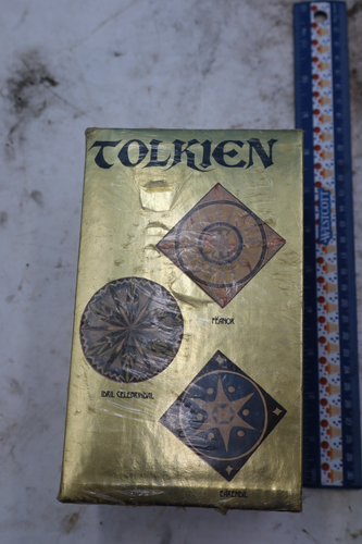 SEALED RARE THE LORD OF THE RINGS Gold Foil Box Set 4 Titles JRR ...