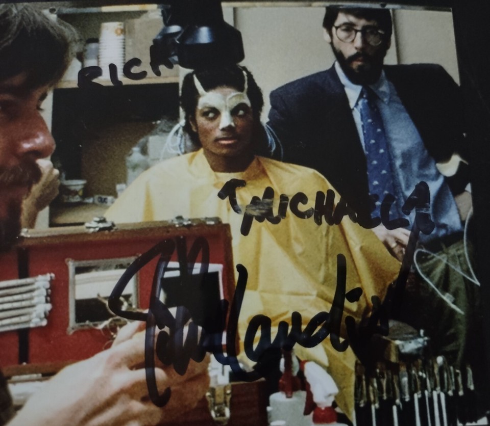 JOHN LANDIS DIRECTOR SIGNED AUTOGRAPHED MICHAEL JACKSON THRILLER VIDEO ...