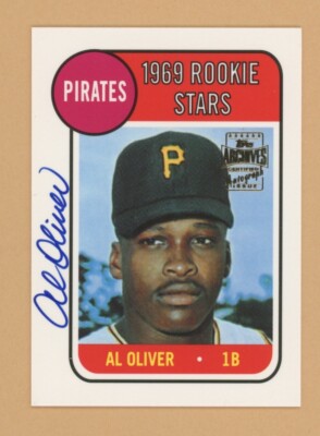 Al Oliver 2001 Topps Archives Certified Autographed Card #82 | eBay