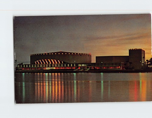 Postcard Night View Bayfront Center Auditorium St. Petersburg Florida ...