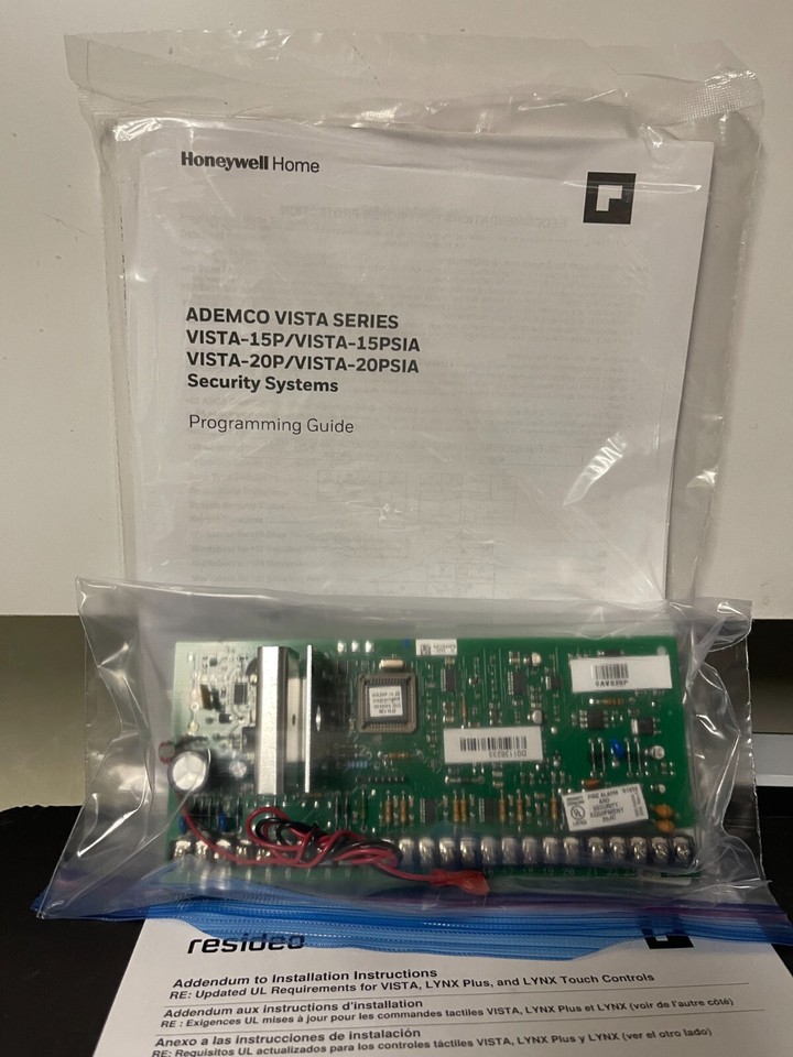 Brand New Honeywell Vista 20P V20PPCB PC Board Only, Rev: 10.25, Clip ...
