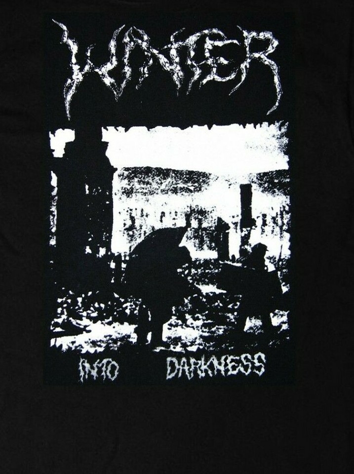 WINTER "Into Darkness" Black T Shirt Doom Death Metal OSDM | eBay