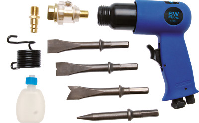 SW-Stahl S3213 Ensemble De Ciseaux Pneumatiques 9 Pièces 6,2 Bar Outils ...