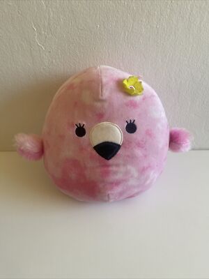 Cookie the Flamingo Squishmallow 8” inches Pink Flamingo Kellytoy Plush ...