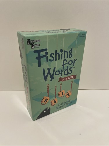 University Games FISHING FOR WORDS Dice Game Educational Complete | eBay