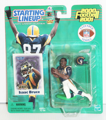 Isaace Bruce #80 - LA St Louis Rams 2000 2001 Starting Lineup NFL ...
