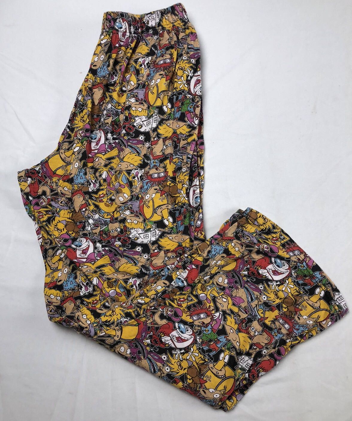 Nickelodeon Pajama Pants Bottoms Rugrats Ren And Stimpy… Gem