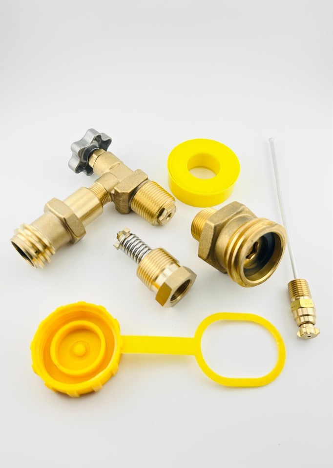 33.5LB Forklift Propane Tank Valve Replacement Kit Service Bleeder Fill ...