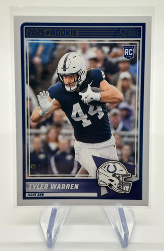 2025 Score Tyler Warren Rookie Card #21 Indianapolis Colts RC | eBay