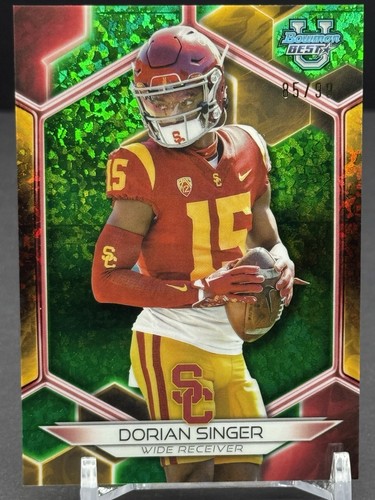 2023 Bowman's Best University Green Mini-Diamond Refractor /99 Dorian ...