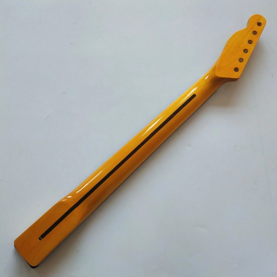 22 frets Yellow Maple electric guitar neck Rosewood Fretboard Tree of ...