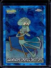 2025 Topps Chrome SpongeBob Sapphire Squidward Chokes On a Fork #90 | eBay