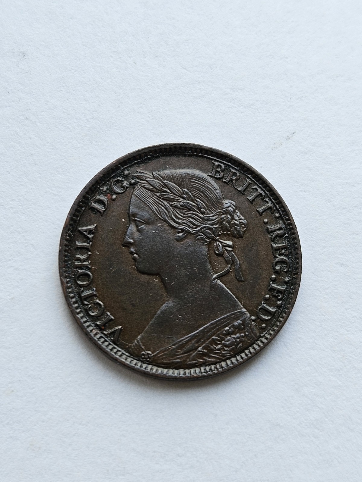 1861 Queen Victoria Farthing Coin aUNC | eBay UK