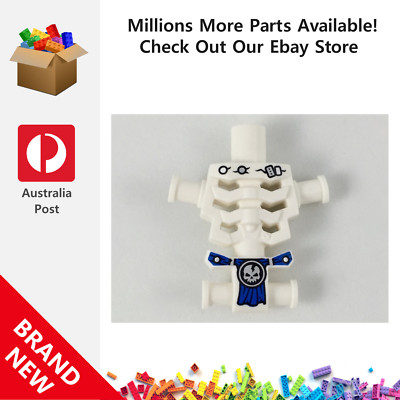 Genuine LEGO™ White Torso Skeleton Angular Rib Cage 93060 6250954 New ...