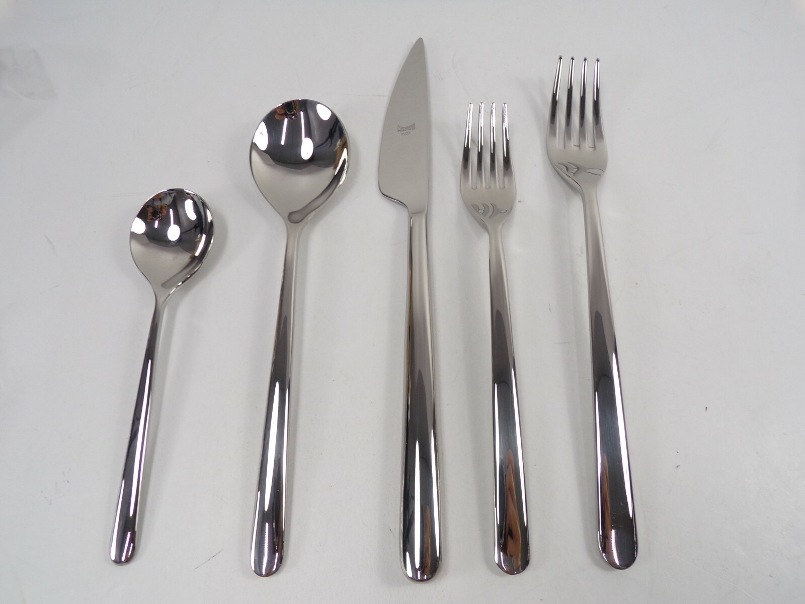 Pottery Barn Linea Flatware Silverware S/5 Stainless Steel Silver #D250 ...