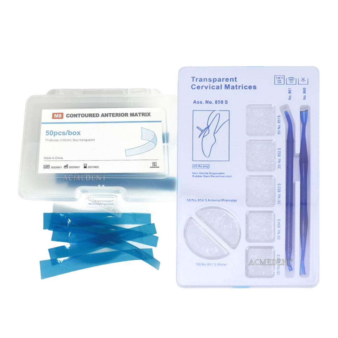 Dental Blue Tint View Strips Matrix Anterior Matrices Transparent ...
