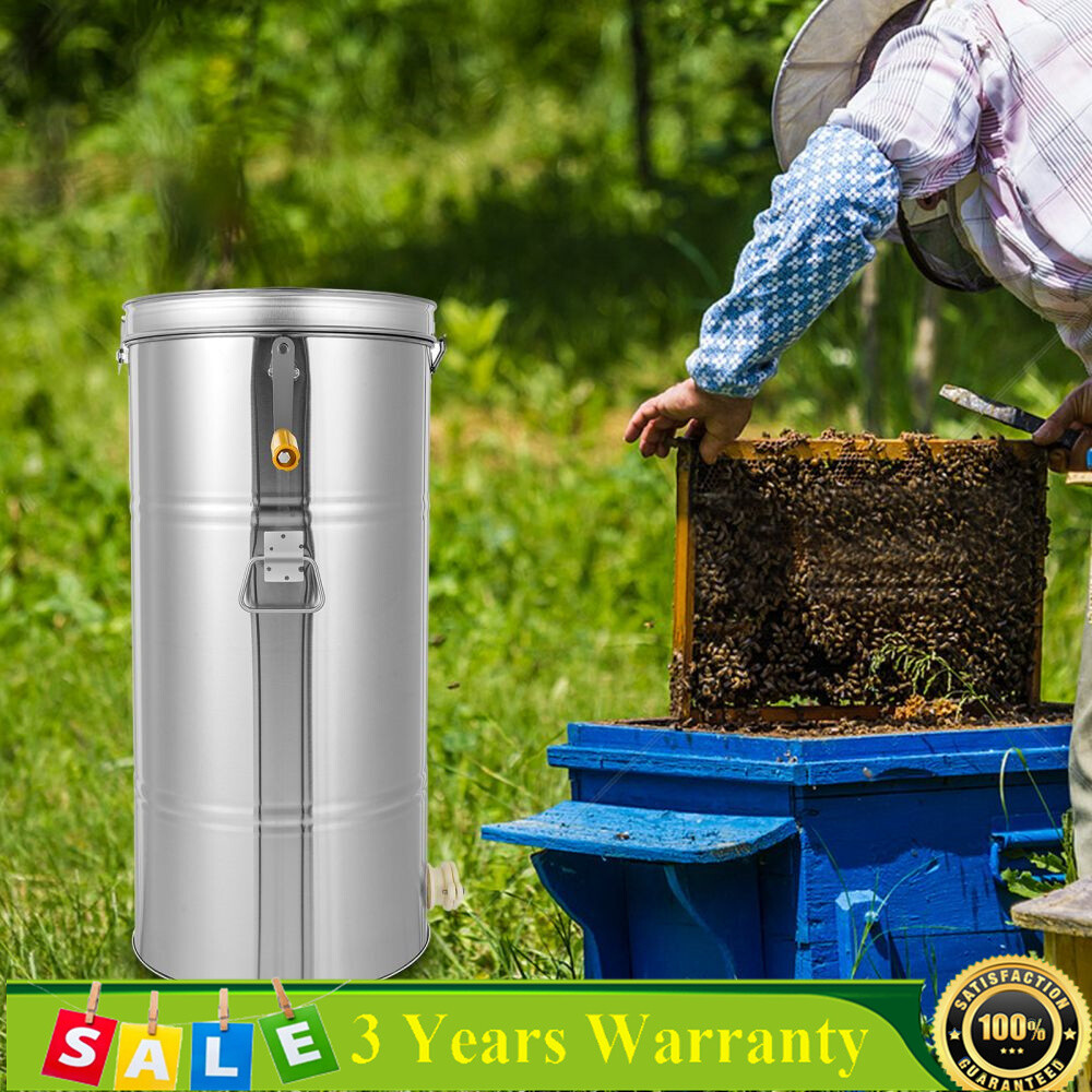 Honey Extractor 2 Two Frame stainless Manual Crank Honey Bee Spinner ...