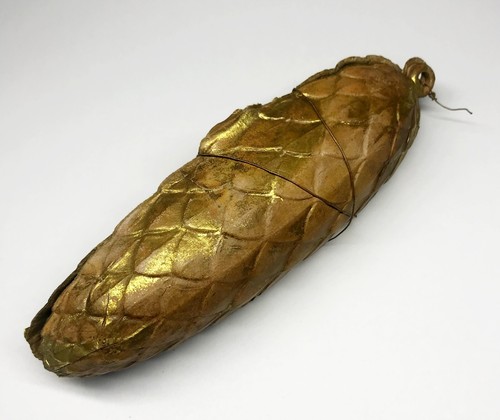 Dresden Cardboard Christmas Tree Ornament Cone 1900 German Antique | eBay