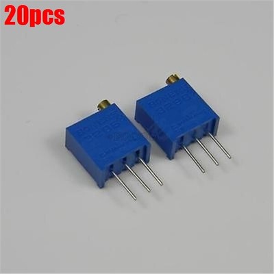 20Pcs 3296W-502 3296 W 5K Ohm Trim Pot Trimmer Potentiometer qq | eBay