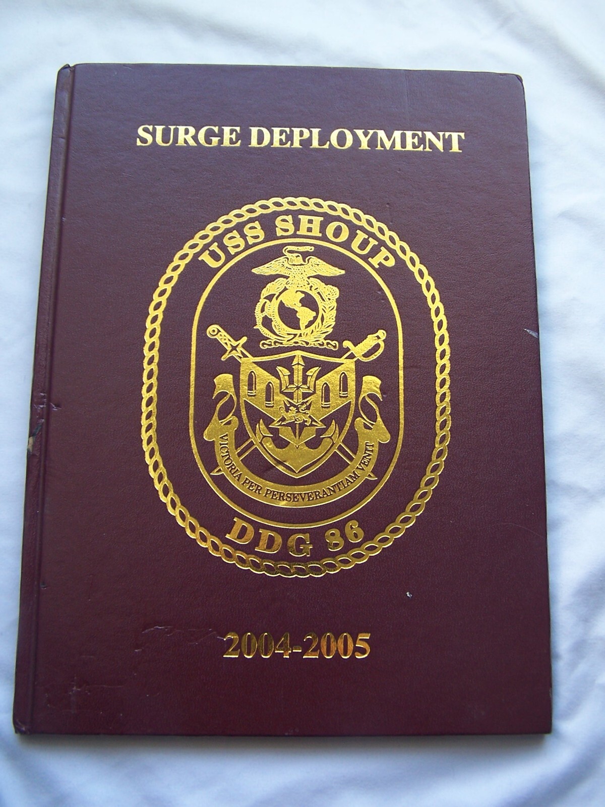 USS SHOUP DDG-86 SURGE DEPLOYMENT 2004 -2005 CRUISE BOOK | eBay