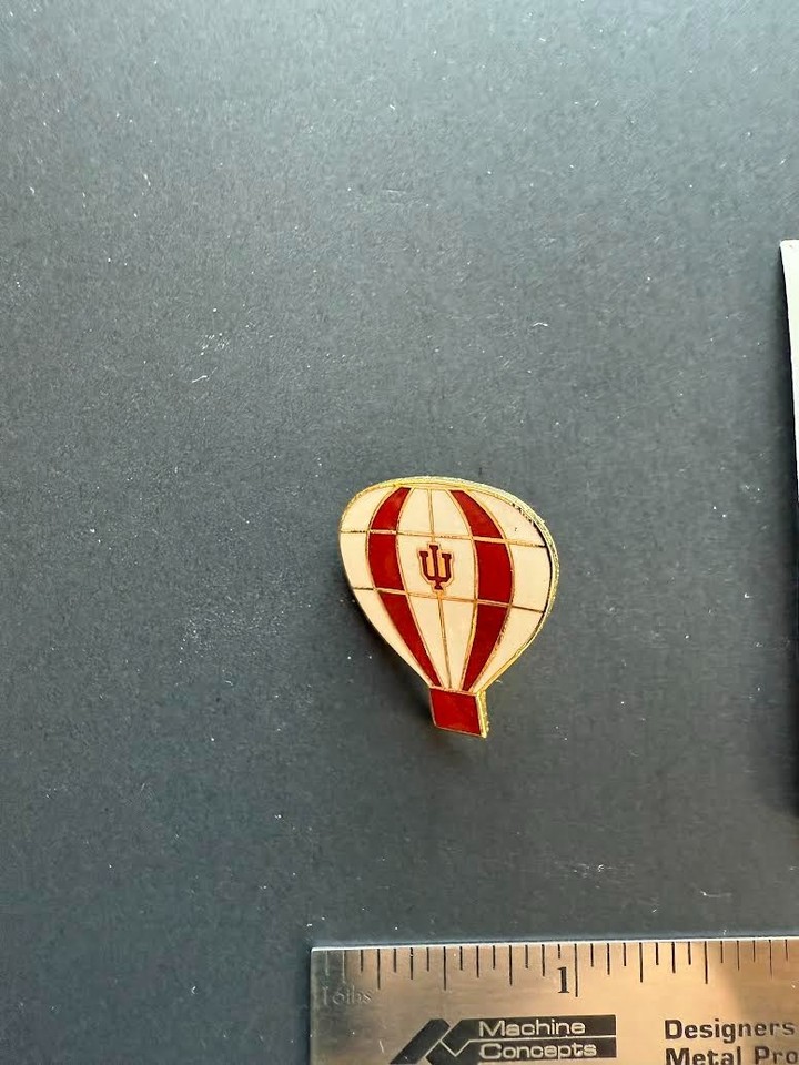 Vintage Indiana University Alumni - IU Red Balloon pin and patch | eBay