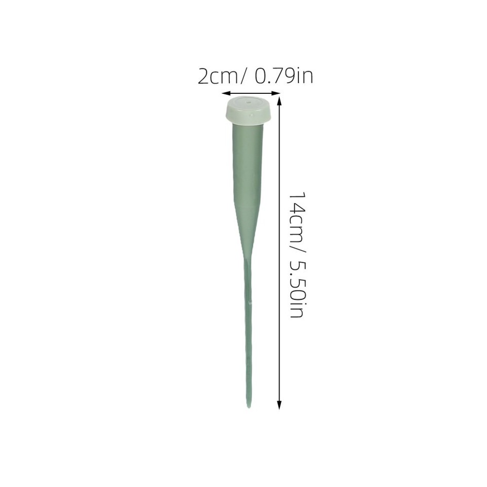 50pcs Plastic Floral Water Tubes With Cap Fresh Flower Vials For Roses ...