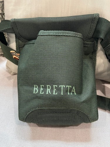 BERETTA Small Shotgun Shell Pouch Olive Canvas Around the Waist | eBay