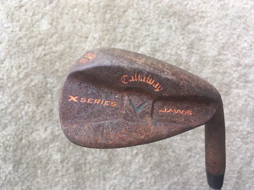 Callaway X Series Jaws Forged 52° “Rusty” Gap Wedge With Steel Shaft | eBay