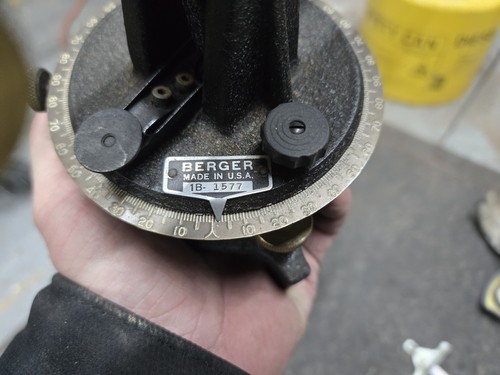 Berger Model 150 1N-6229 Transit Survey Level in Original Wood Case ...