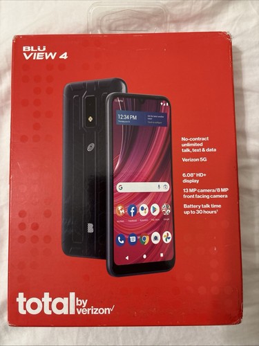 BLU View 4, 32GB, Black (Tracfone) Total By Verizon | eBay