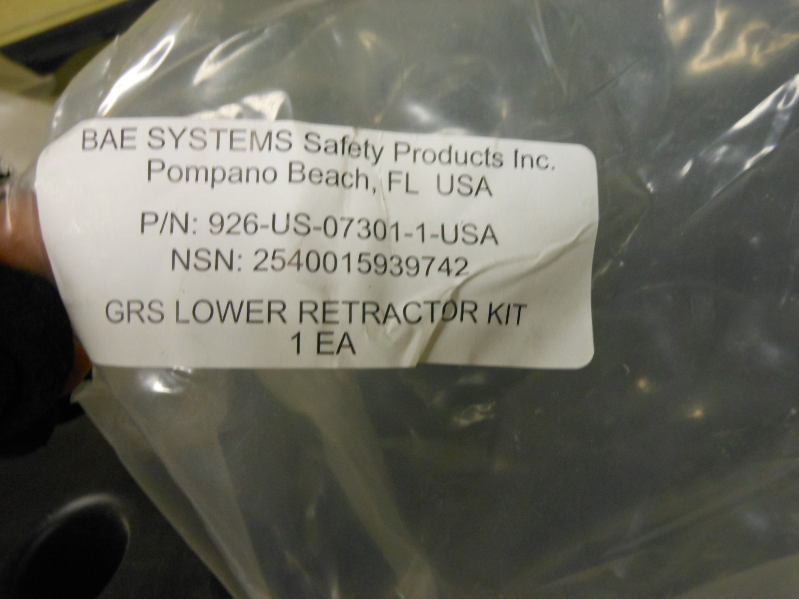 Military Gunner Restraint System Improved Tail Strap BAE Systems MRAP ...
