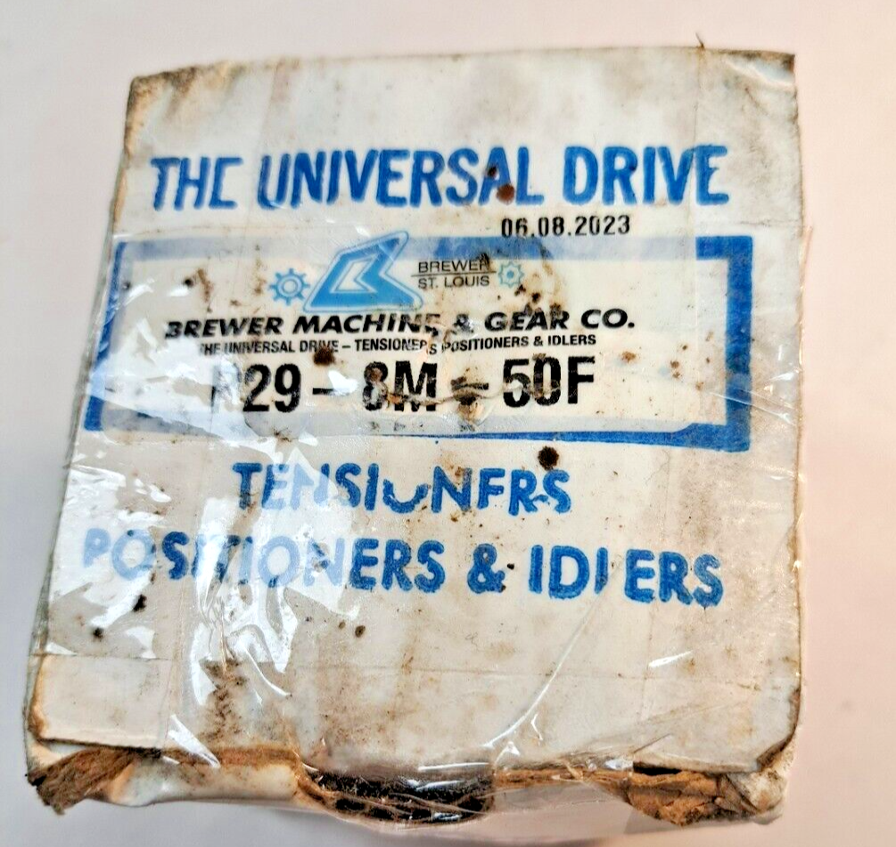 BREWER MACHINE & GEAR CO P29-8M-50F IDLER SYNCHRONOUS BELT PULLEY | eBay