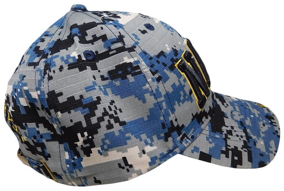 U.S. Navy America's Navy Blue ACU Digital Camouflage Camo Embroidered ...