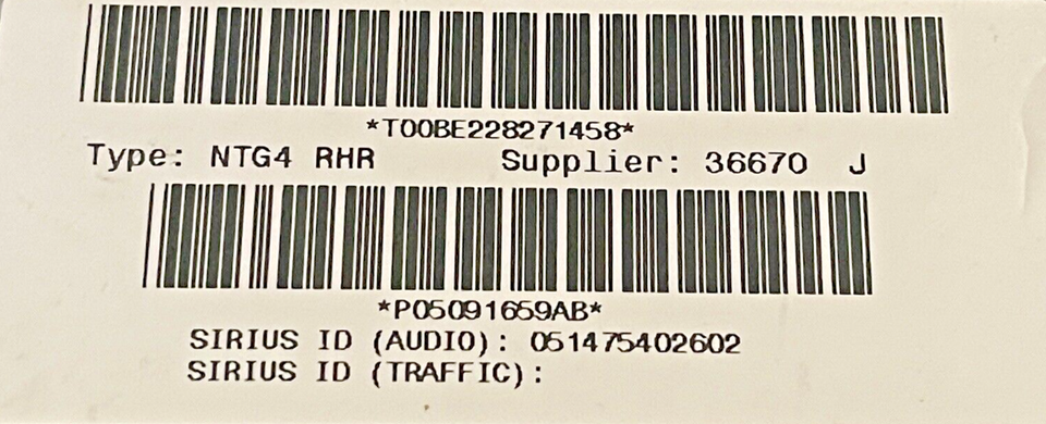 JEEP DODGE 730N RHR MYGIG GPS NAVIGATION RADIO DURANGO GRAND CHEROKEE ...