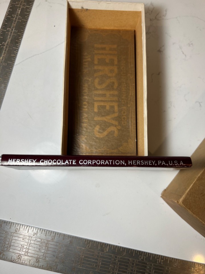 Rare 1928-1935 Hershey Milk Chocolate Dummy Display Bars in Original ...