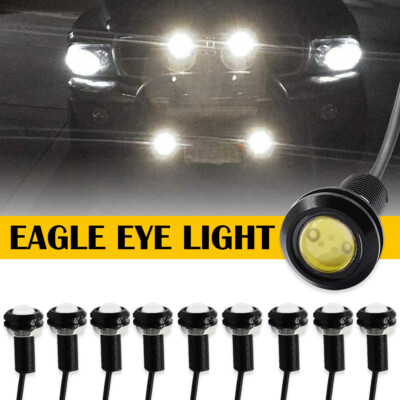 White 12V 15W For Eagle Eye LED Daytime Running Drl Backup Light Car ...