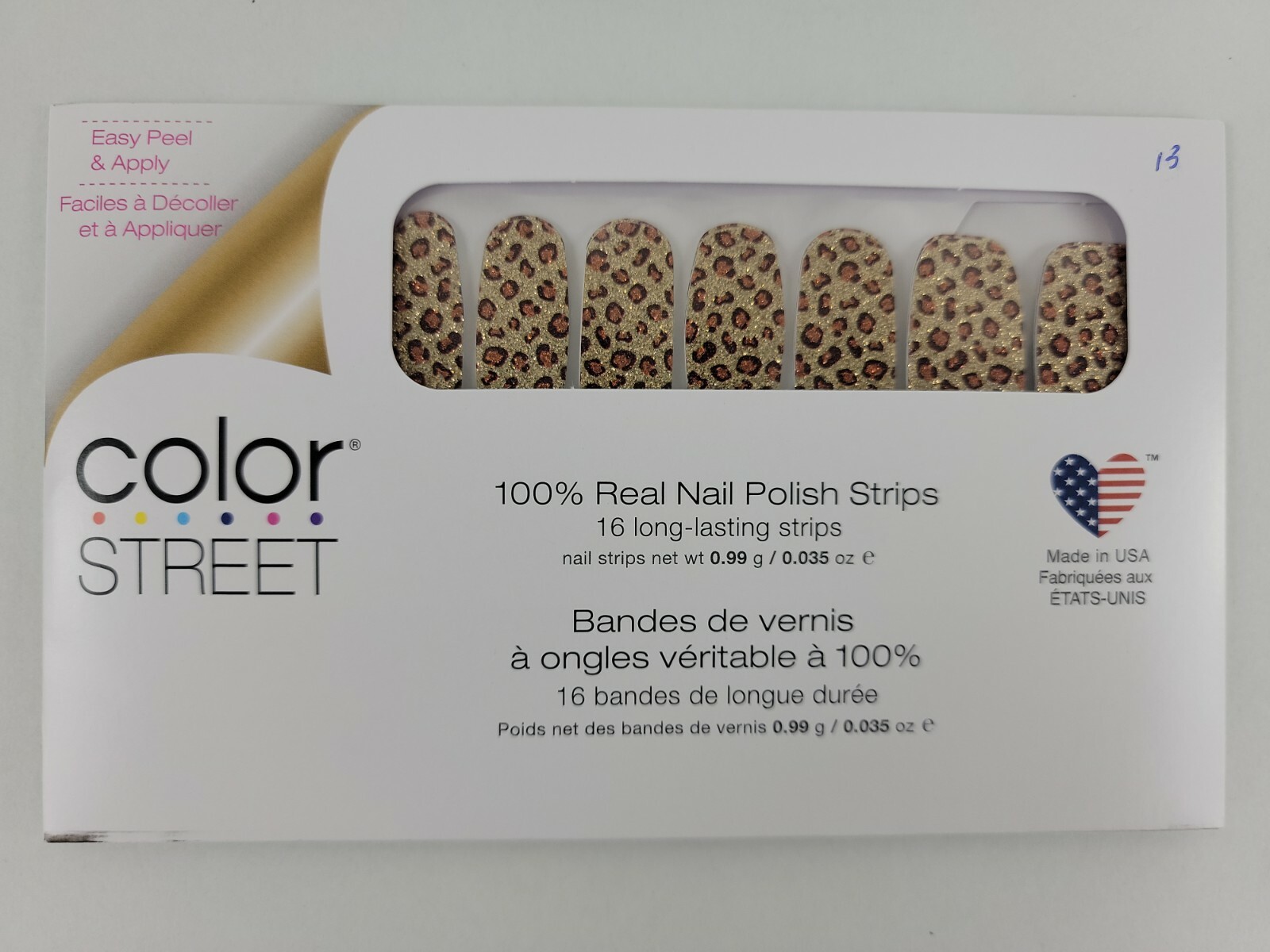 Color Street SAFARI CHIC Nail Polish Strips Leopard Animal Print ...