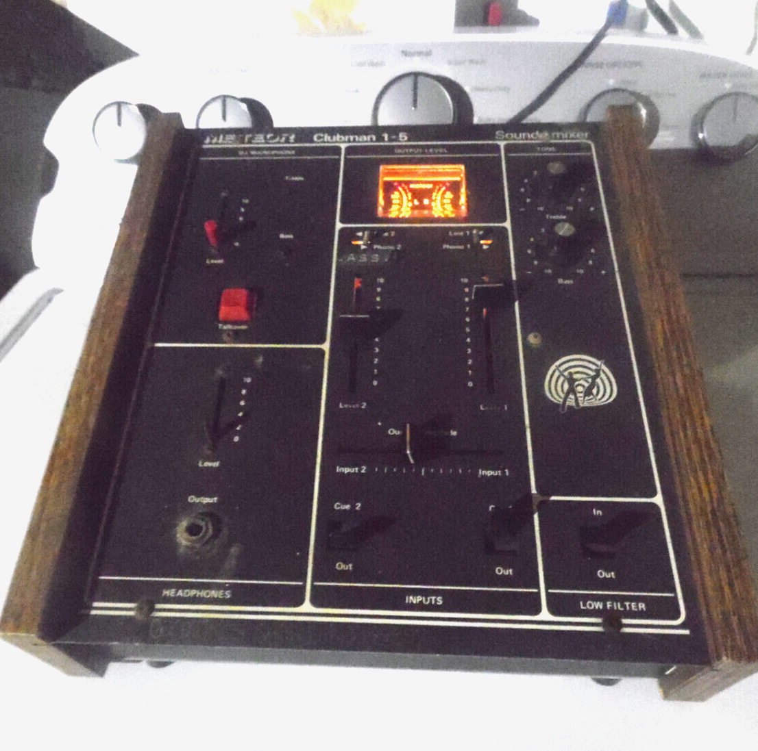 Vintage Meteor Clubman 1-5 Two Channel Sound Mixer used lights up ...