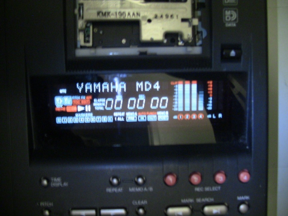 YAMAHA MD4 MTR Multitrack MD Minidisc Recorder Fix For Parts or Repair ...