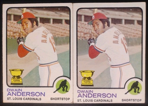 1973 TOPPS #241 ST LOUIS CARDINALS DWAIN ANDERSON ROOKIE CUP [2] MID ...