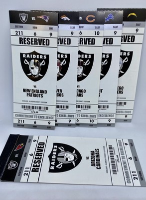 Raiders Tickets