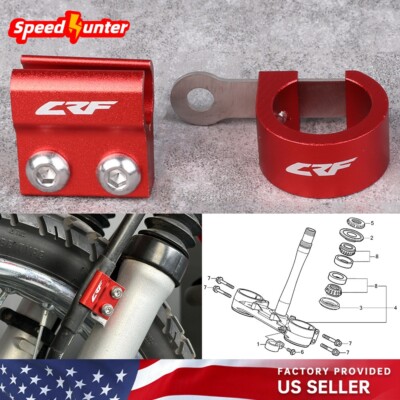 Front Brake Line Holder Hose Clamp For HONDA CRF150R CRF250R CRF450R/X ...