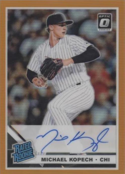 2019 Panini Donruss Optic - Rated Rookie Signatures Michael Kopech #RRS ...