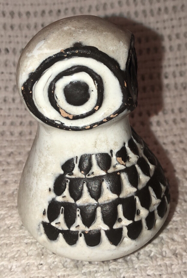 Vintage 1960s Mid Century Modern Gabriel Keramik Pottery Owl Figurine ...