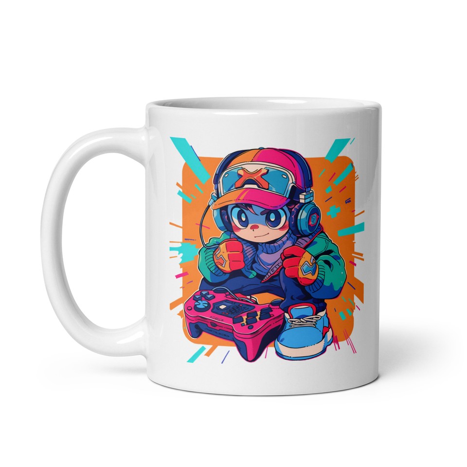 Gamer With Controller Mug For Video Game Fan, Gaming Mug, Gamer Gift | eBay