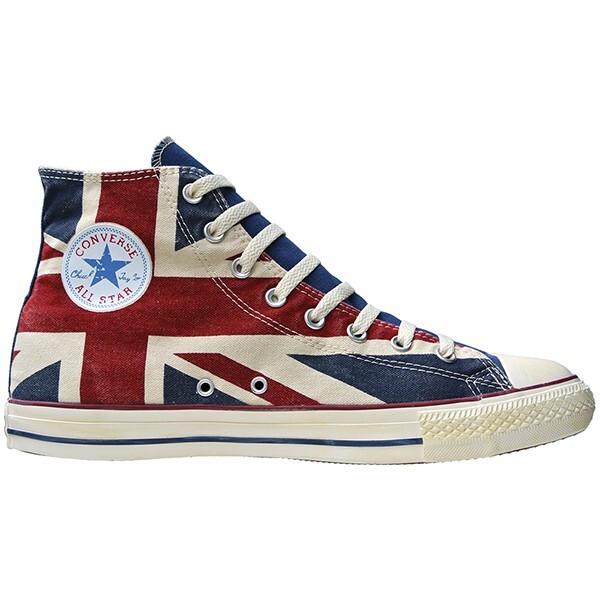 Converse Chucks 36 Blue White UK Flag England 135504 Limited Edition ...