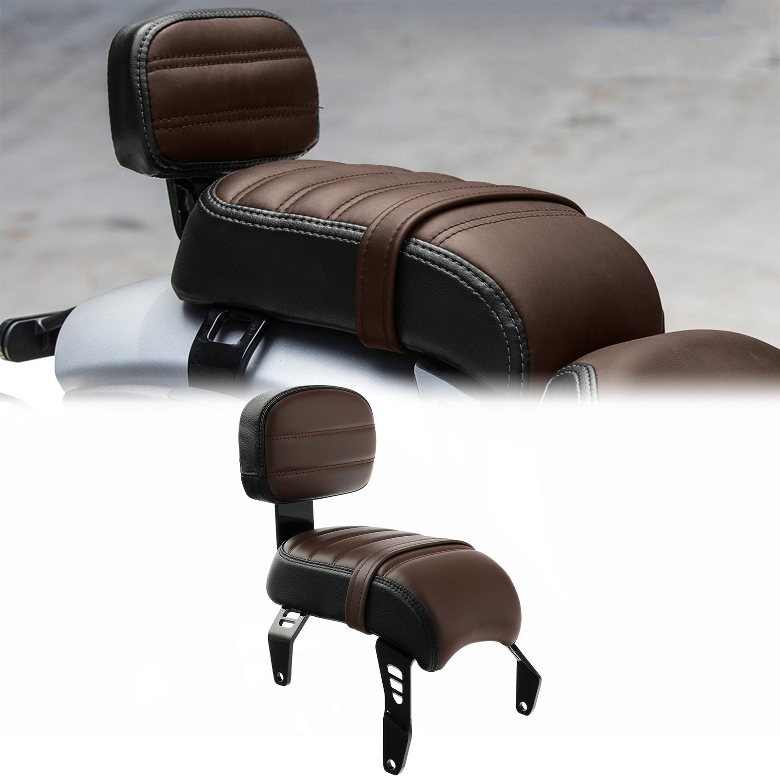 Rear Passenger Seat Backrest Bracket Fit For Indian Scout Bobber Twenty ...
