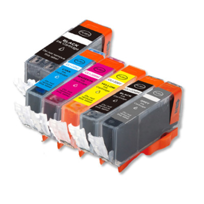 6 PK Ink Cartridges Combo + LED chip for 225 226 Pixma MG6220 MG6120 ...