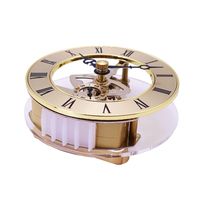 Retro Gear Wall Clock Movement Metal Perspective Table Clocks ...